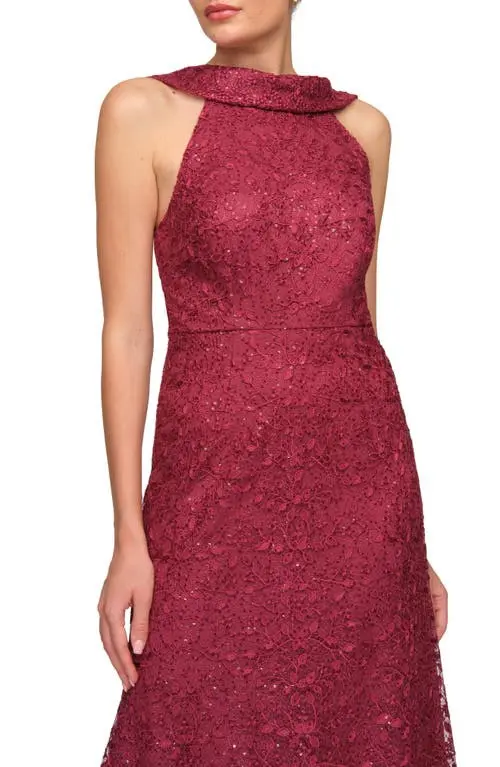 Js Collections Peggy Sequin Lace Gown