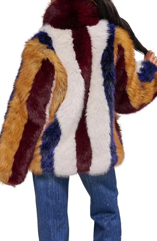 AZALEA WANG Ambria Faux Fur Jacket