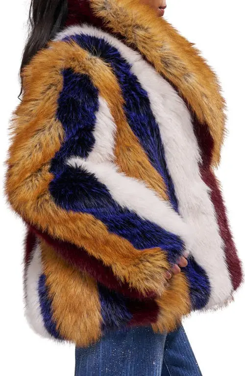 AZALEA WANG Ambria Faux Fur Jacket