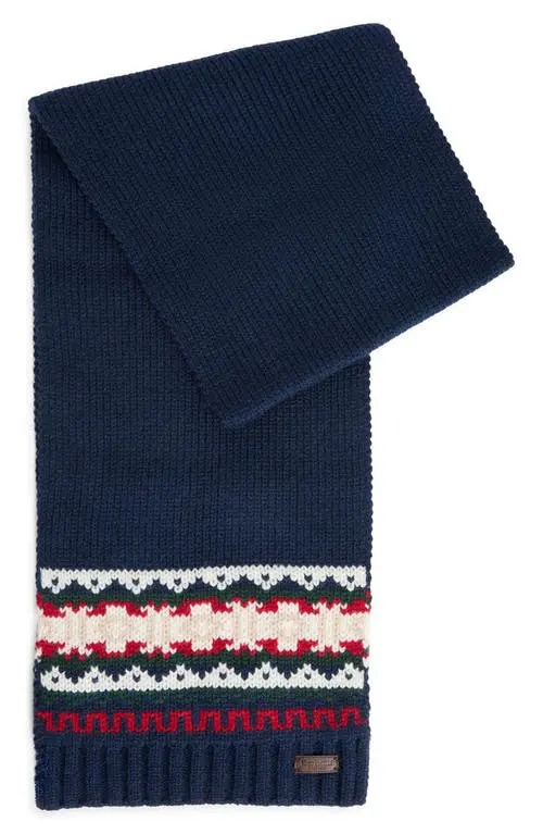 Barbour Kane Fair Isle Beanie & Scarf Set