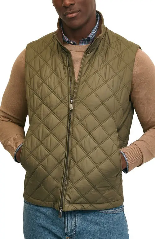 Brooks Brothers Paddock Water Repellent Diamond Quilted Vest