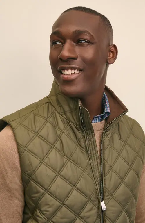 Brooks Brothers Paddock Water Repellent Diamond Quilted Vest