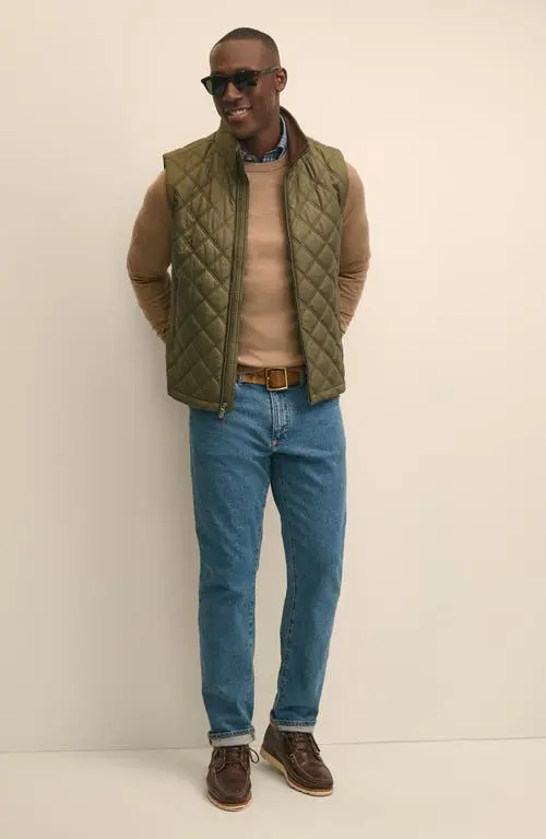Brooks Brothers Paddock Water Repellent Diamond Quilted Vest
