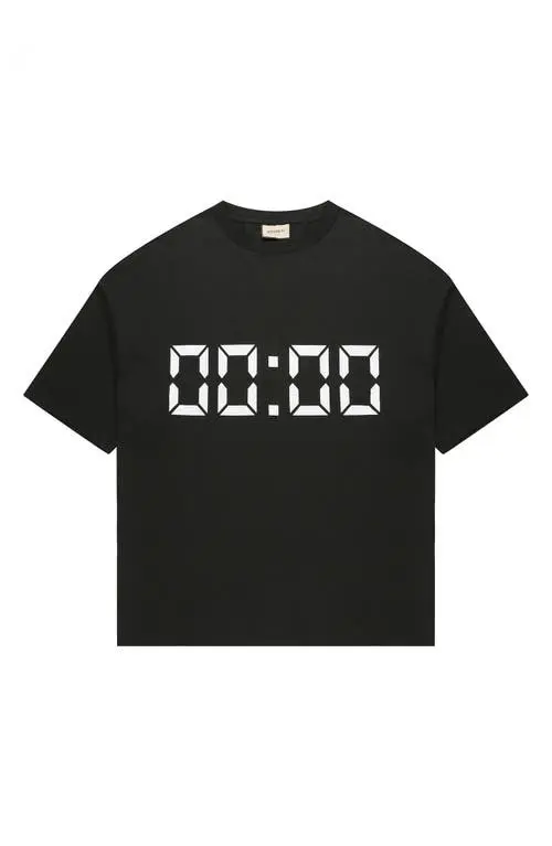 VOUSETI Us Against Time Oversize Cotton Graphic T-shirt