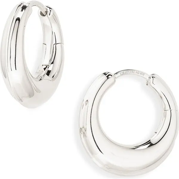 LIÉ STUDIO The Bonnie Hoop Earrings - Silver