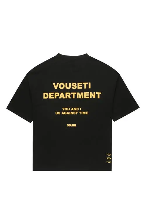 VOUSETI Department Oversize Cotton Graphic T-shirt