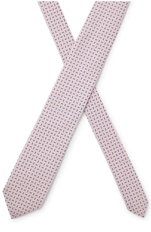BOSS Silk Blend Tie - Medium Pink