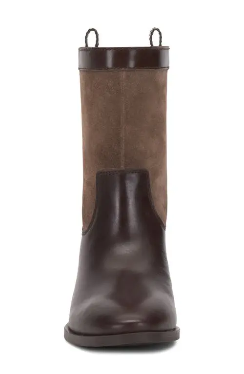 Vince Camuto Bezzley Leather Bootie - Brownie
