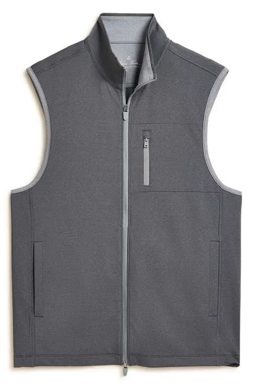 Brooks Brothers Performance Knit Full Zip Vest