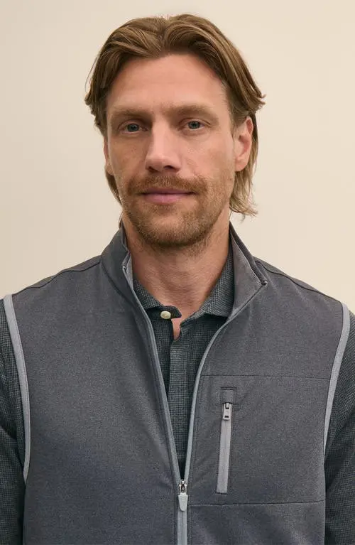 Brooks Brothers Performance Knit Full Zip Vest