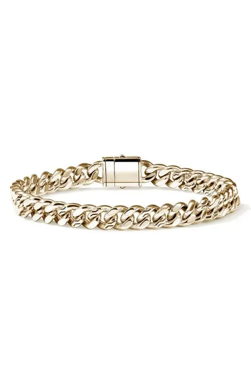 John Hardy 14k 7mm Curb Link Bracelet - Gold