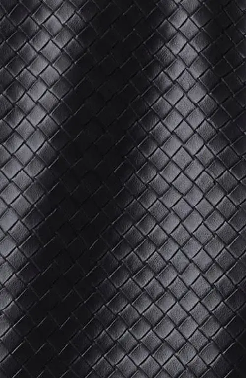 Guess Sabine Basket Weave Faux Leather Blazer