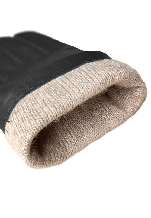KESSLER Premium Lamb Leather Touchscreen Gloves With Cashmere Lining