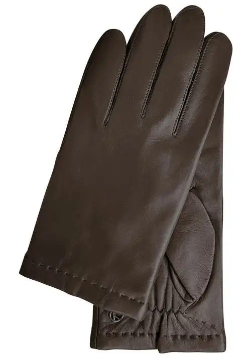 KESSLER Premium Lamb Leather Touchscreen Gloves With Cashmere Lining - Manchu