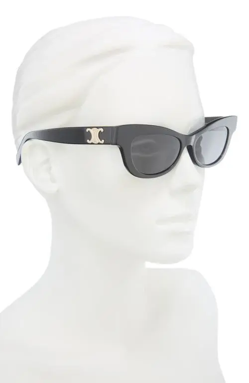 Celine 3 Dots 51mm Rectangular Sunglasses
