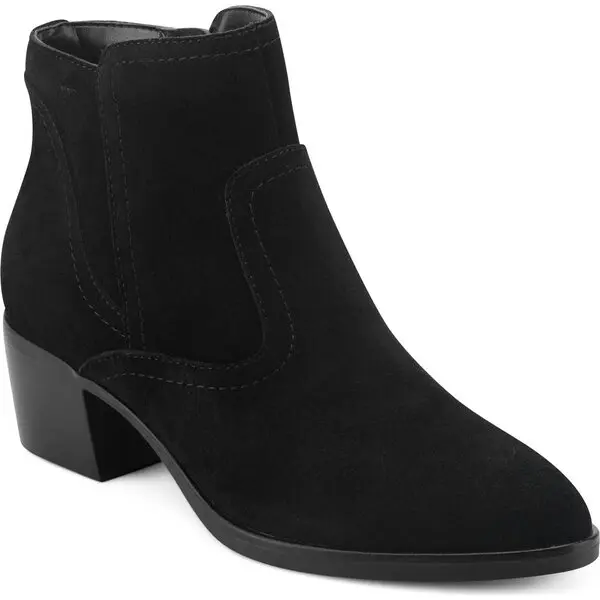 Easy Spirit Haya Leather Bootie - Blk01