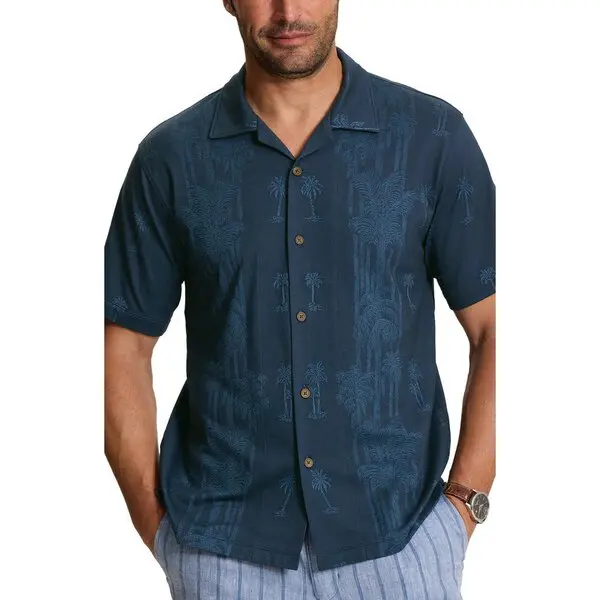 Tommy Bahama Palm Fresco Islandzone® Camp Shirt - Coal