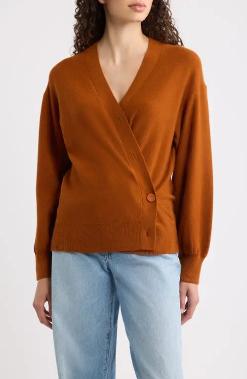CISSA Wool & Cashmere Cardigan - Ochre