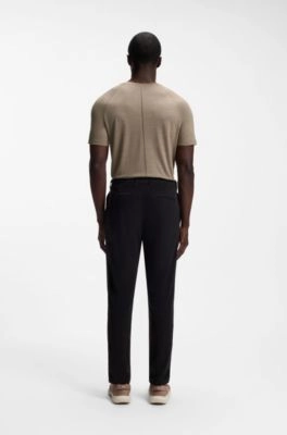 BOSS Wool-blend T-shirt With Quick-dry Performance