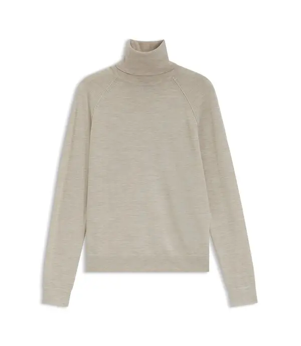 BOSS Slim-fit Turtleneck Sweater In Extra-fine Merino Wool