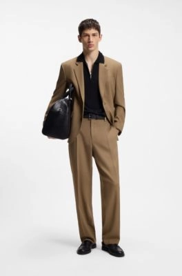 Hugo Modern-fit Pants - Beige