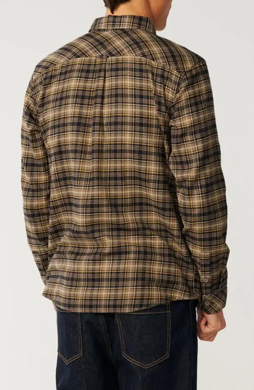 Rip Curl S-series Soulcellair Plaid Cotton Flannel Button-up Shirt