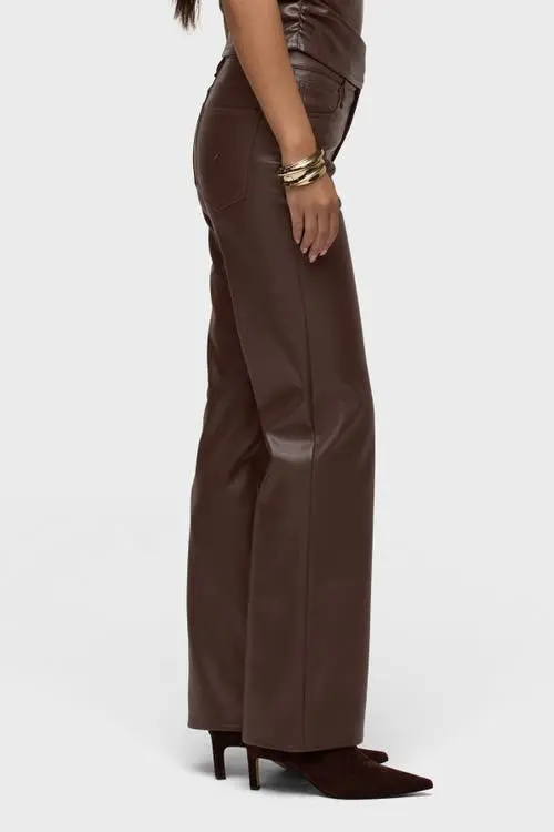 Hudson Jeans Rosie Vegan Leather Wide Leg
