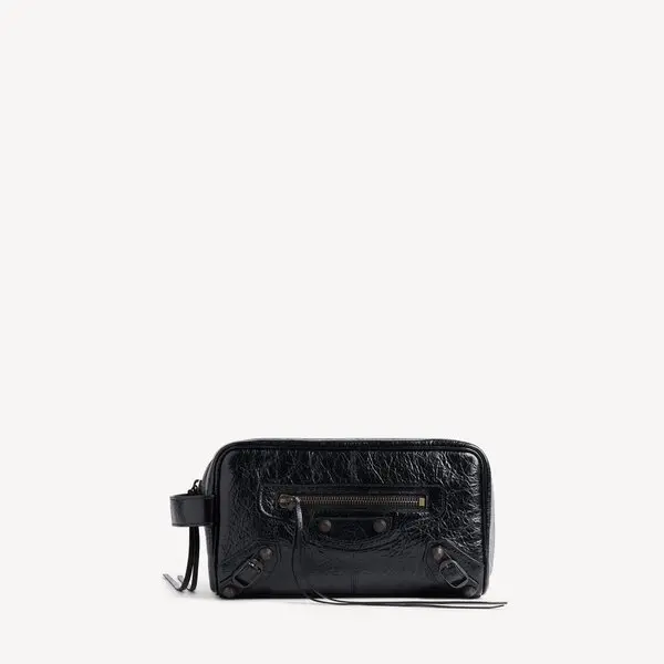 Balenciaga Le City Toiletry Pouch - Black