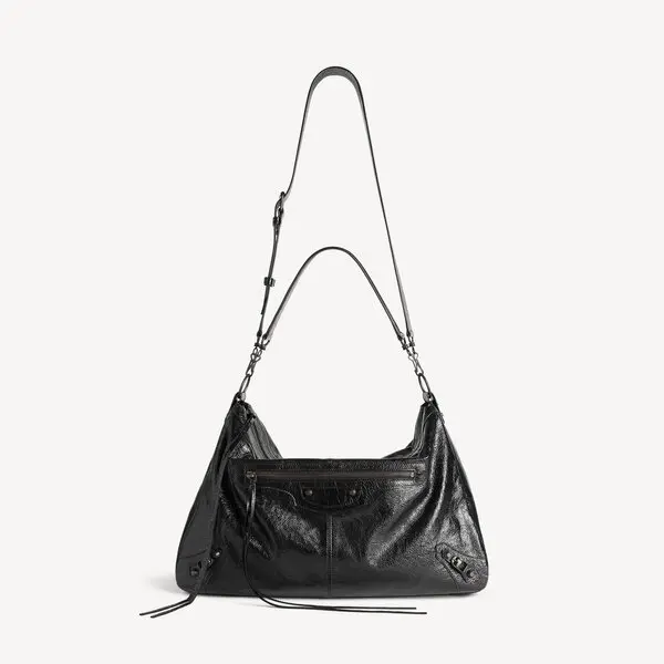 Balenciaga Le City Moto Bag Large - Black