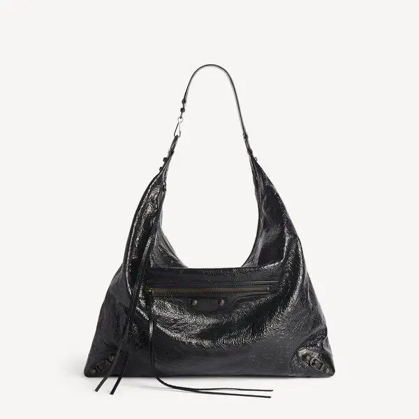 Balenciaga Le City Hobo Bag Large - Black