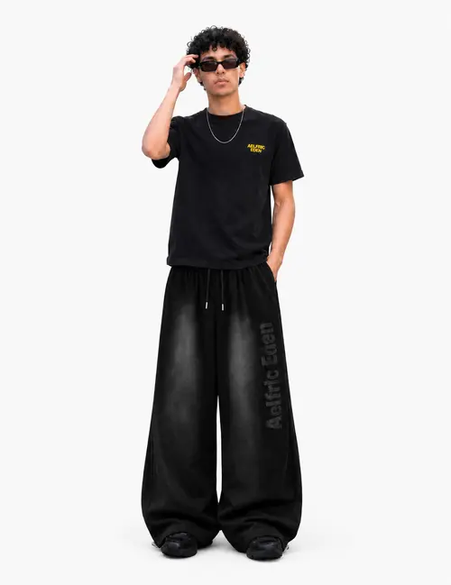 AELFRIC EDEN Washed Baggy Barrel Sweatpants