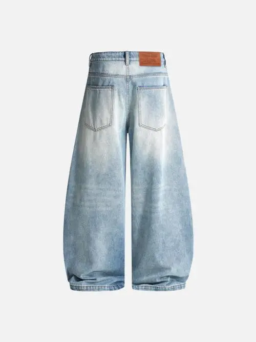 AELFRIC EDEN Seam Panel Baggy Barrel Jeans