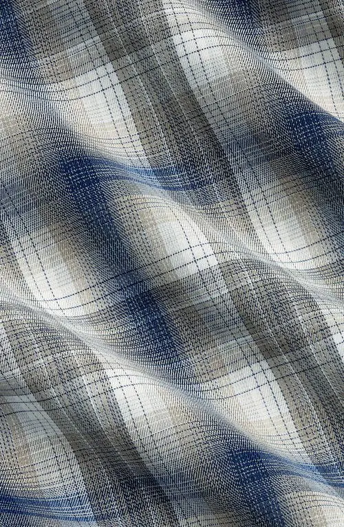 David Donahue Plaid Pima Cotton Button Up Shirt