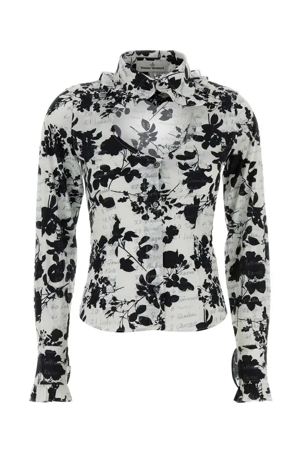 VIVIENNE WESTWOOD Printed Poplin Toulouse Shirt - Multicolor