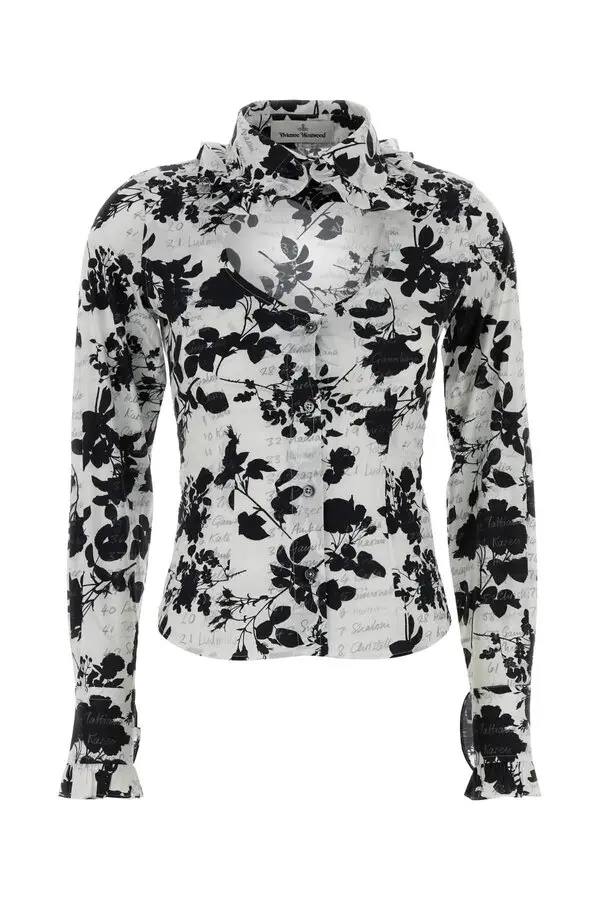 VIVIENNE WESTWOOD Printed Poplin Toulouse Shirt - Multicolor
