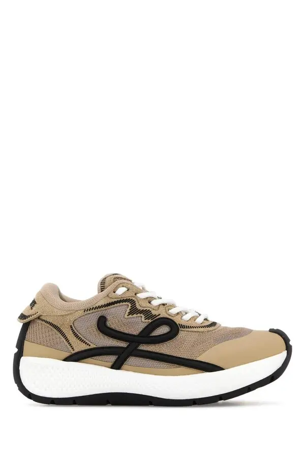 Loewe Beige Polo Sneakers - Brown