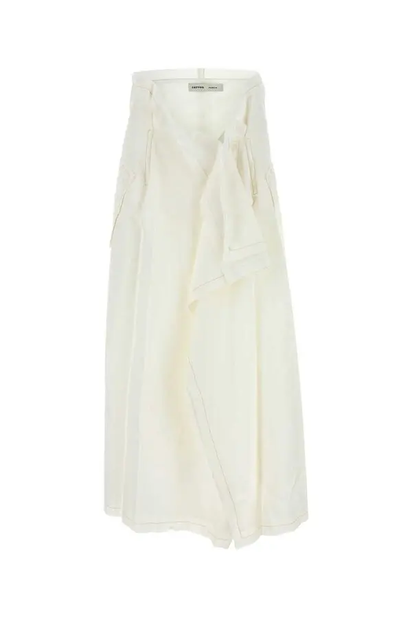 Carven Viscosa Skirt - White