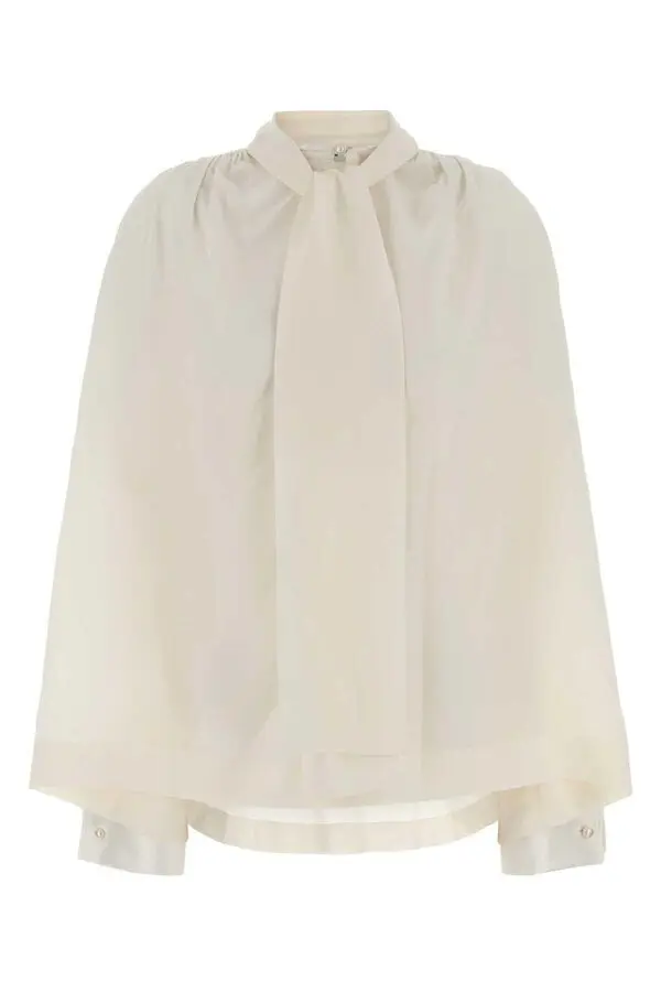 Carven Silk Blouse - White