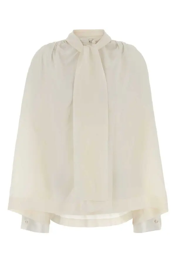 Carven Silk Blouse - White