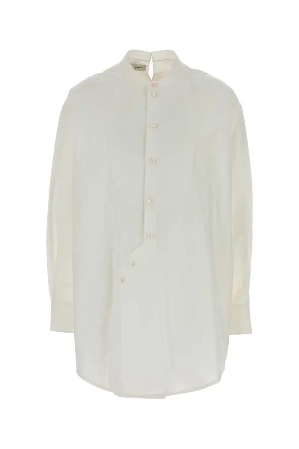 Carven Cotton Oversize Shirt - White