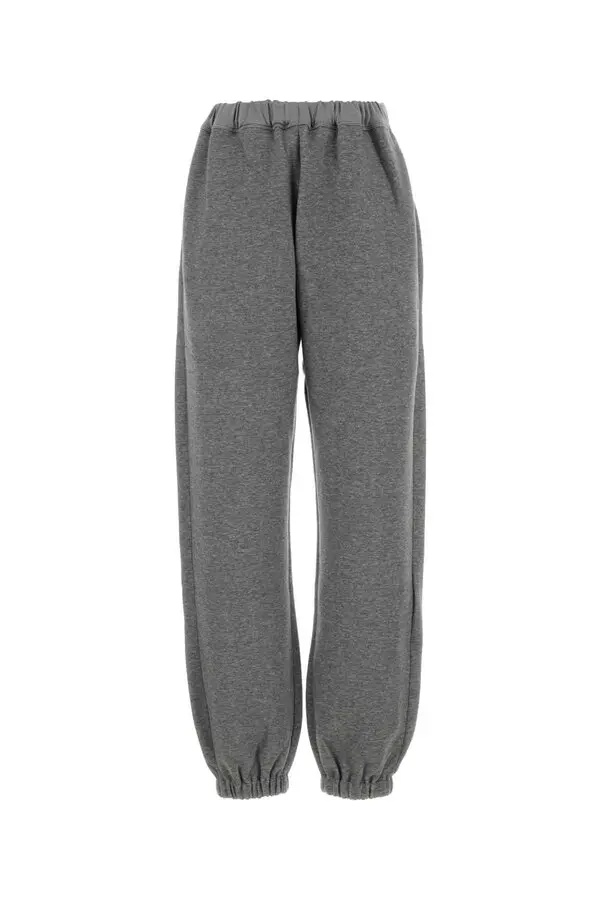 Carven Dark Grey Nylon Blend Joggers - Gray