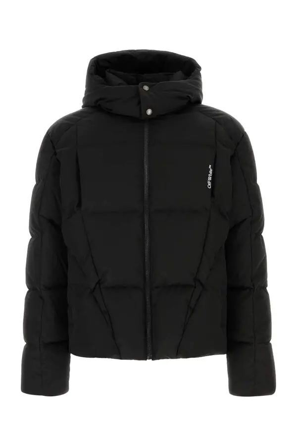 Off-White Nylon Blend Padded Jacket