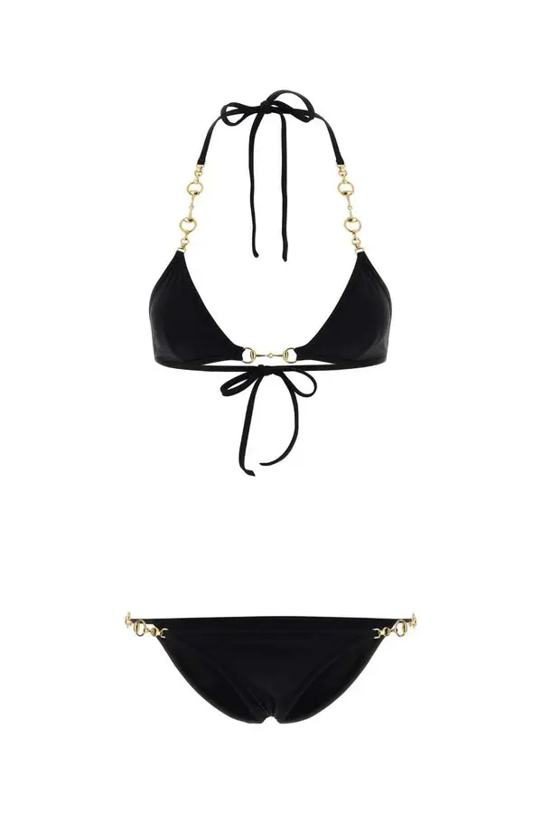 Gucci Stretch Nylon Bikini - Black