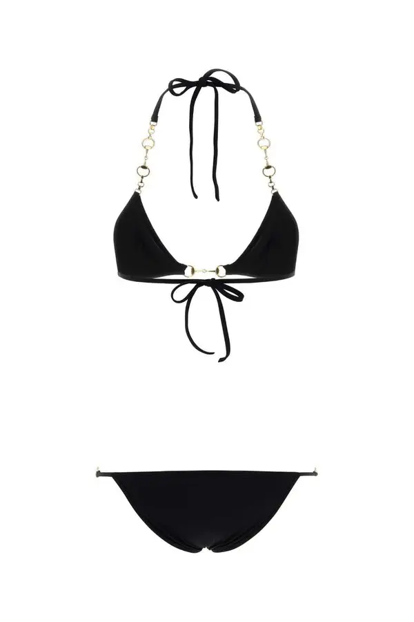 Gucci Stretch Nylon Bikini - Black