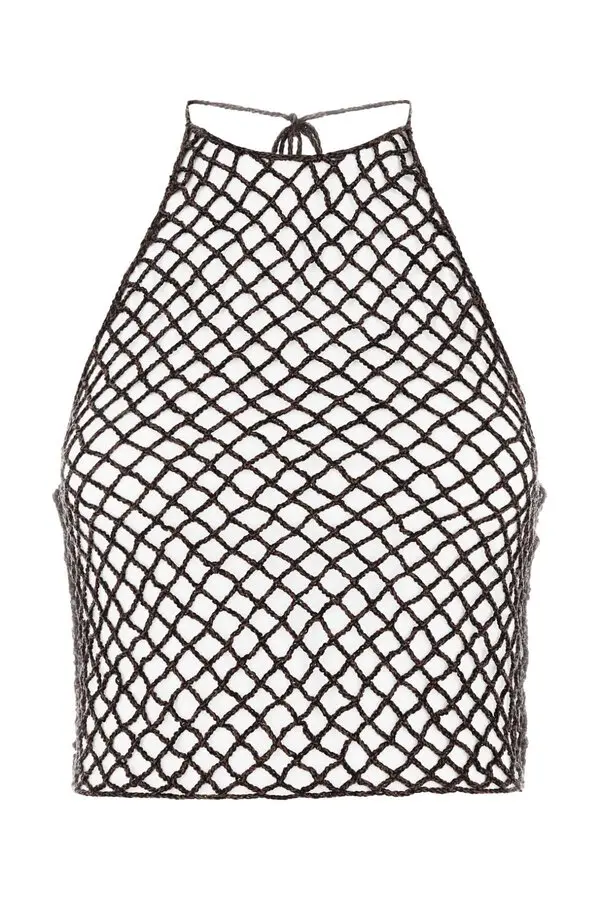 Alaïa Two-tone Crochet Top