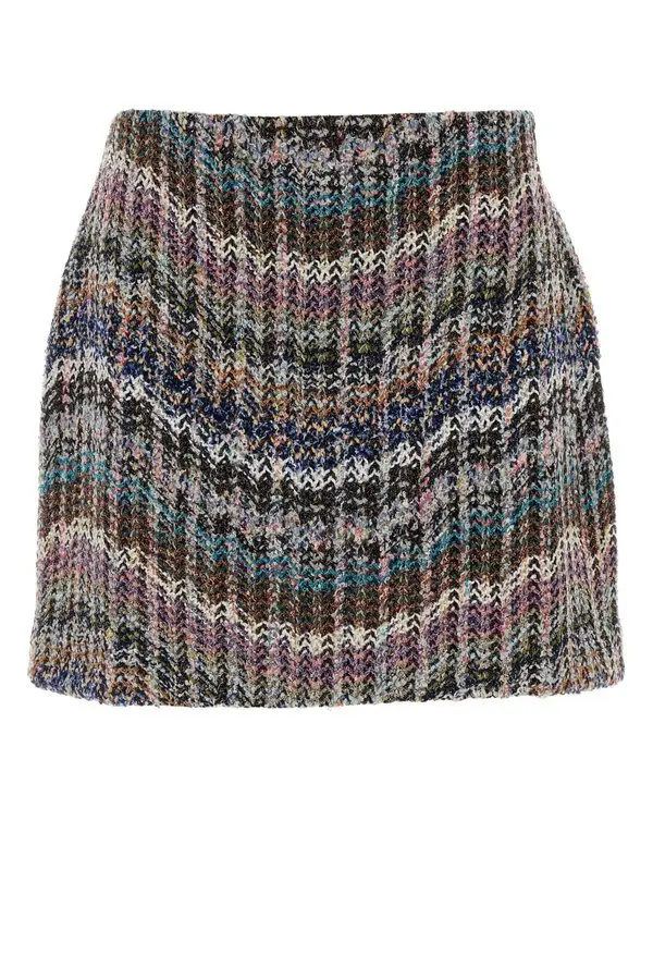 Missoni Embroidered Boucle Mini Skirt - Multicolor