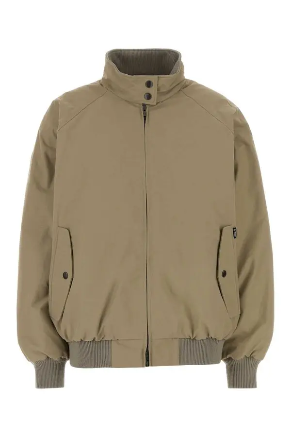 Prada Khaki Cotton Blend Down Jacket