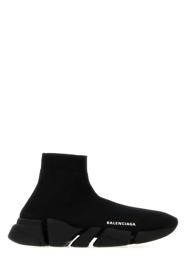 Balenciaga Stretch Nylon Speed 2.0 Sneakers - Black