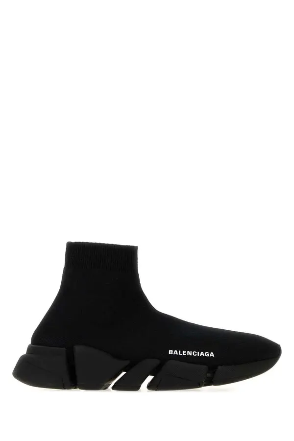 Balenciaga Stretch Nylon Speed 2.0 Sneakers - Black
