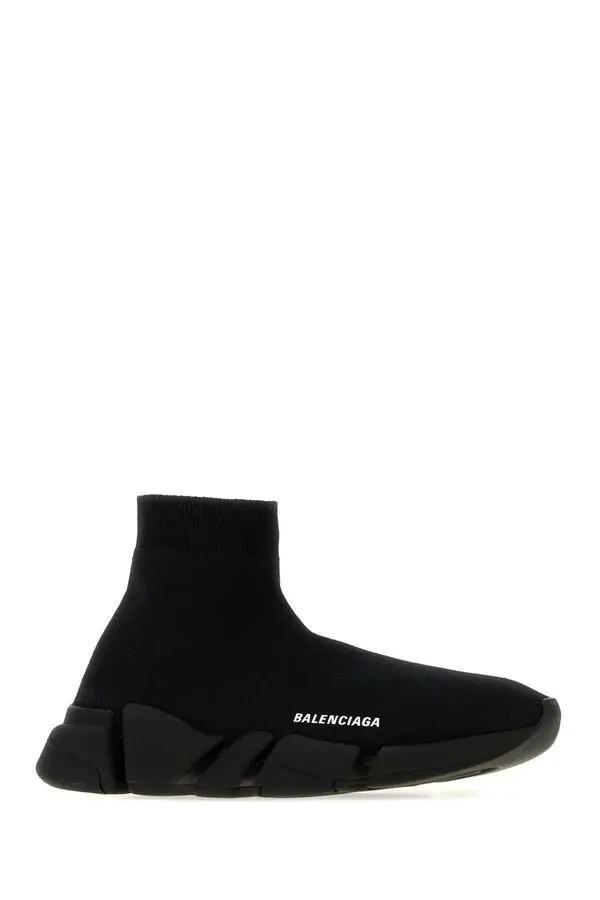 Balenciaga Stretch Nylon Speed 2.0 Sneakers - Black